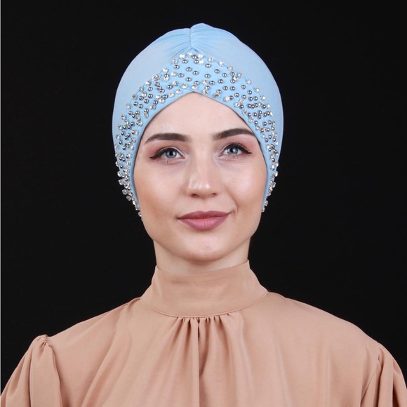 Accessories | Pearl Stone Bonnet Fabric Flexible Sandy Fabric | Poshmark